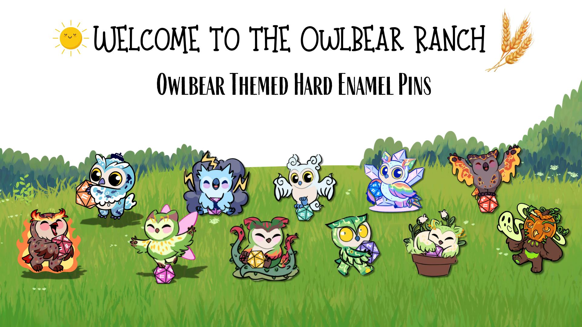 The Owlbear Ranch: Owlbear Hard Enamel Pins - BackerKit