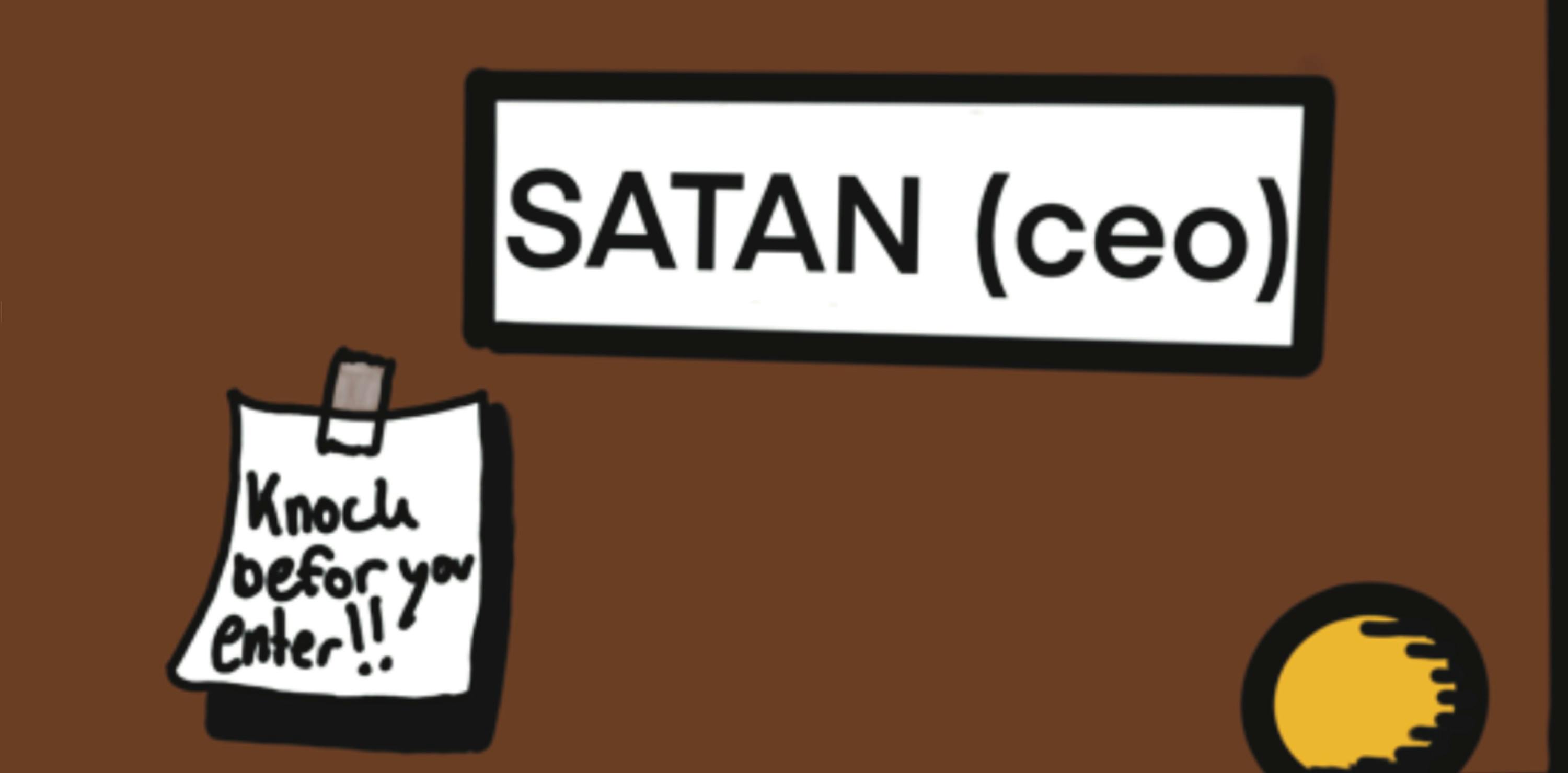 My name is Satan - comic & enamel pins