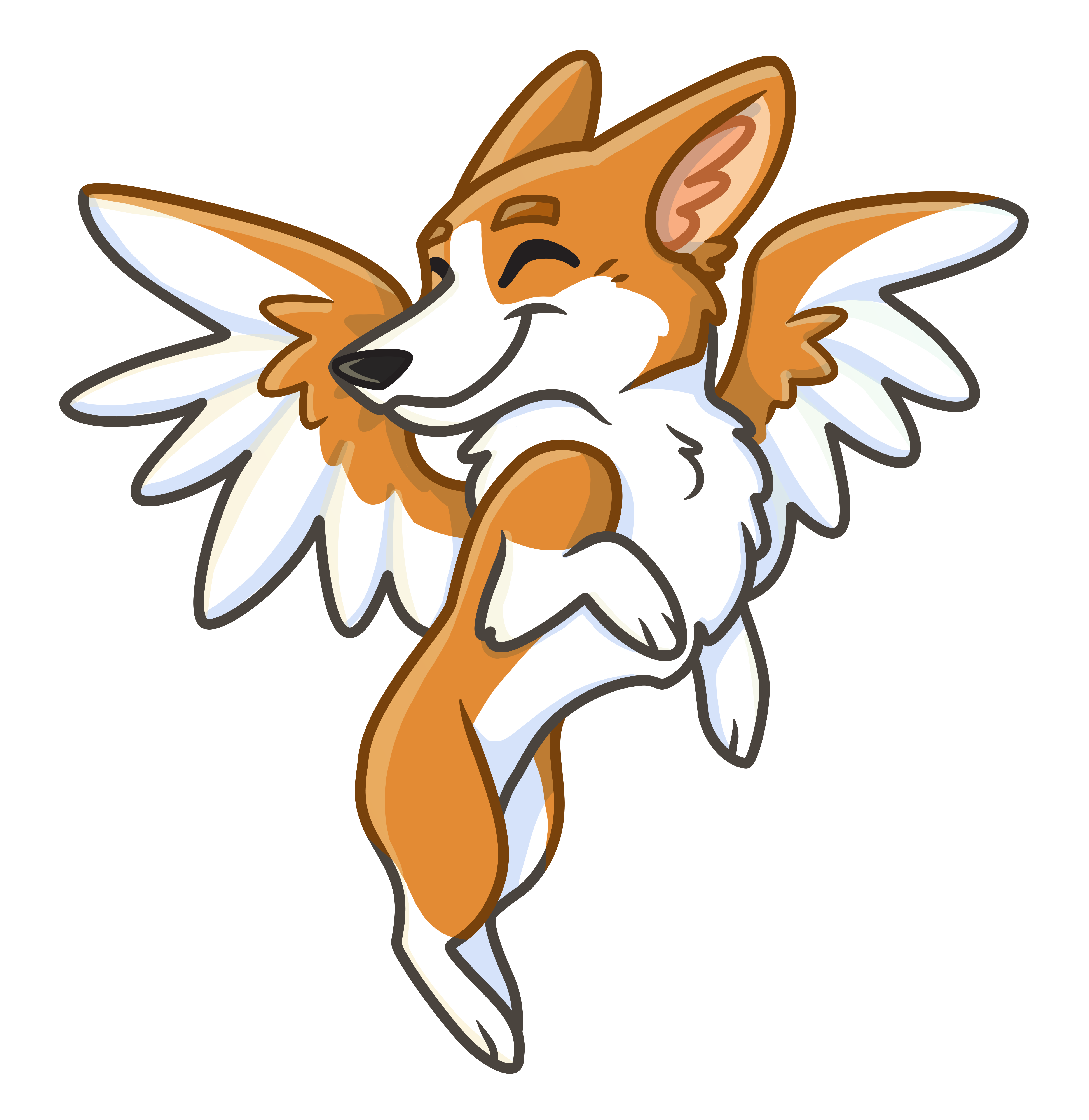 Piles of Plush - Toby Keychain Edition Project Update: Winged corgi ...