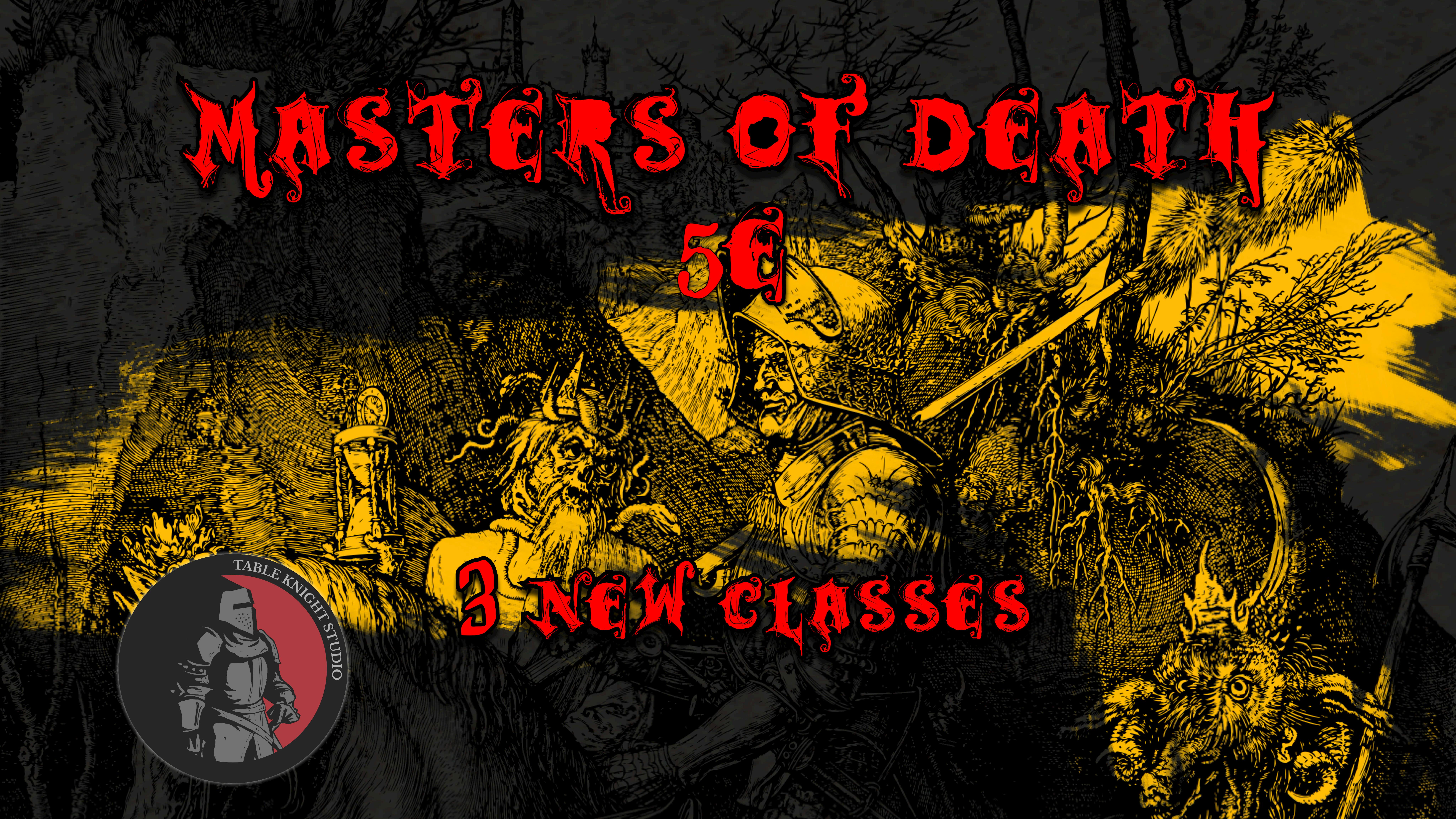 Masters of Death 5E - 3 New Classes - BackerKit