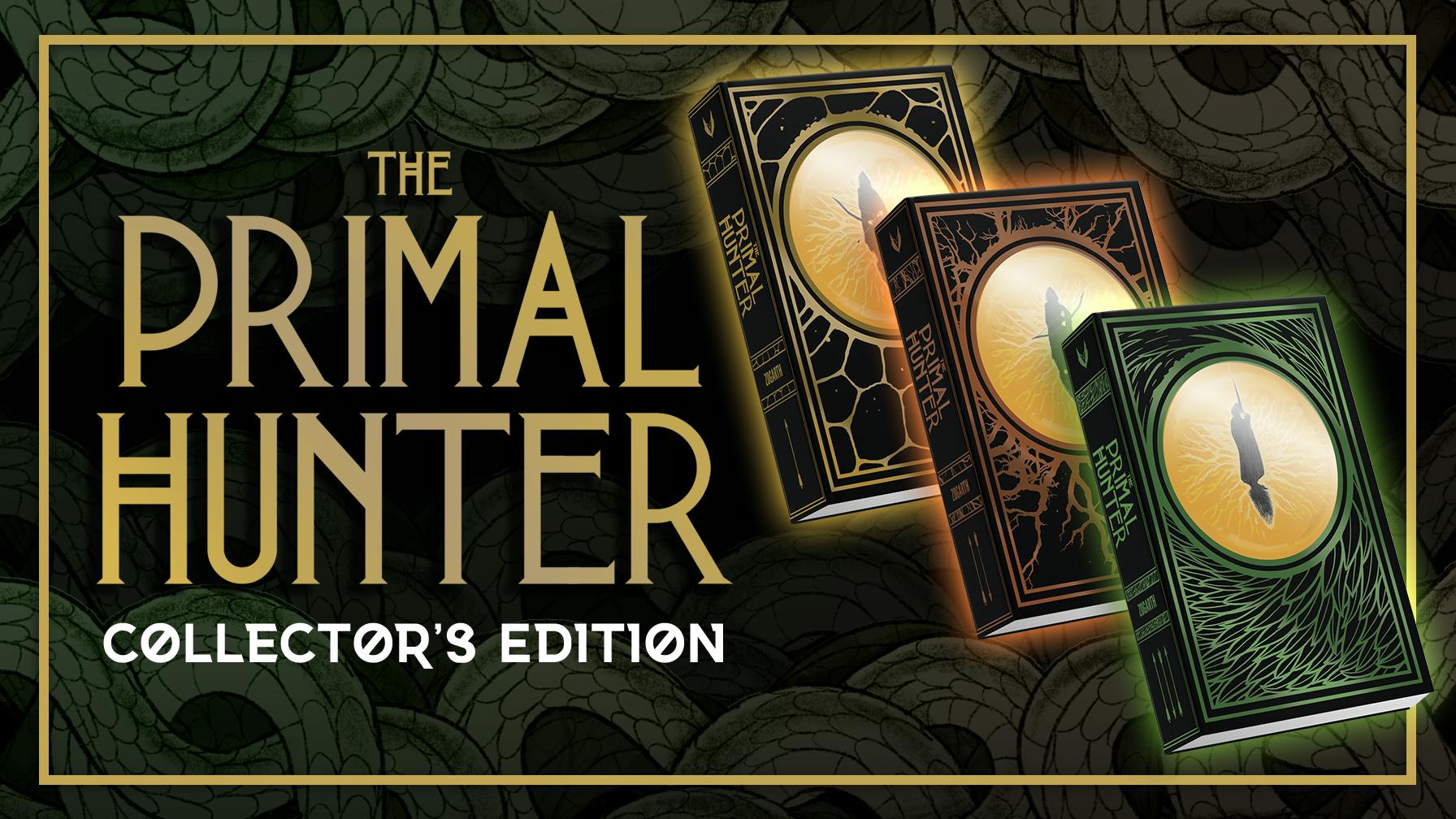 Launch Party | The Primal Hunter: Deluxe Collector's Box Set - BackerKit