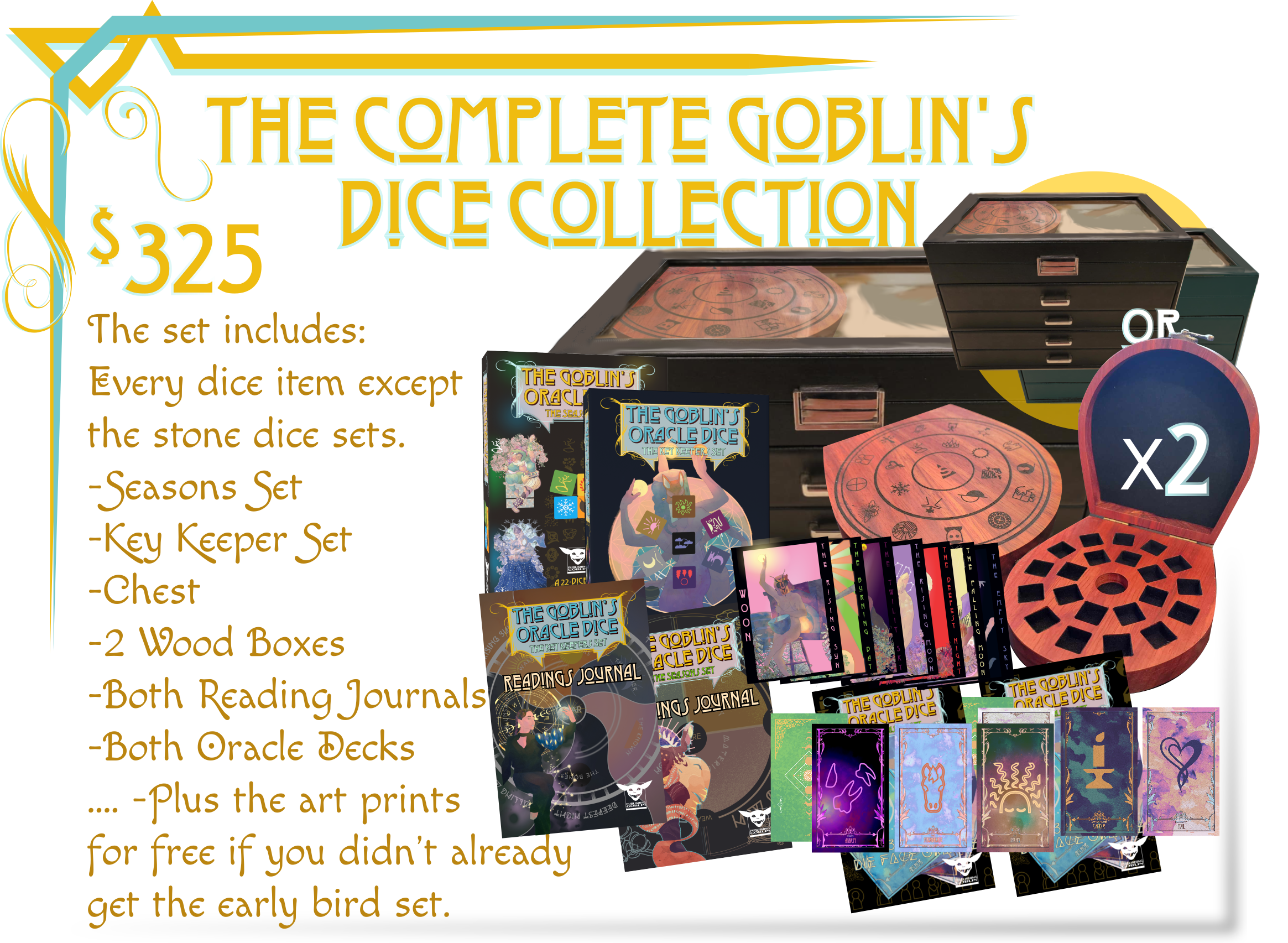 The Goblin's Oracle Dice Project Update: Fully Funded! | New Tiers, Pay ...