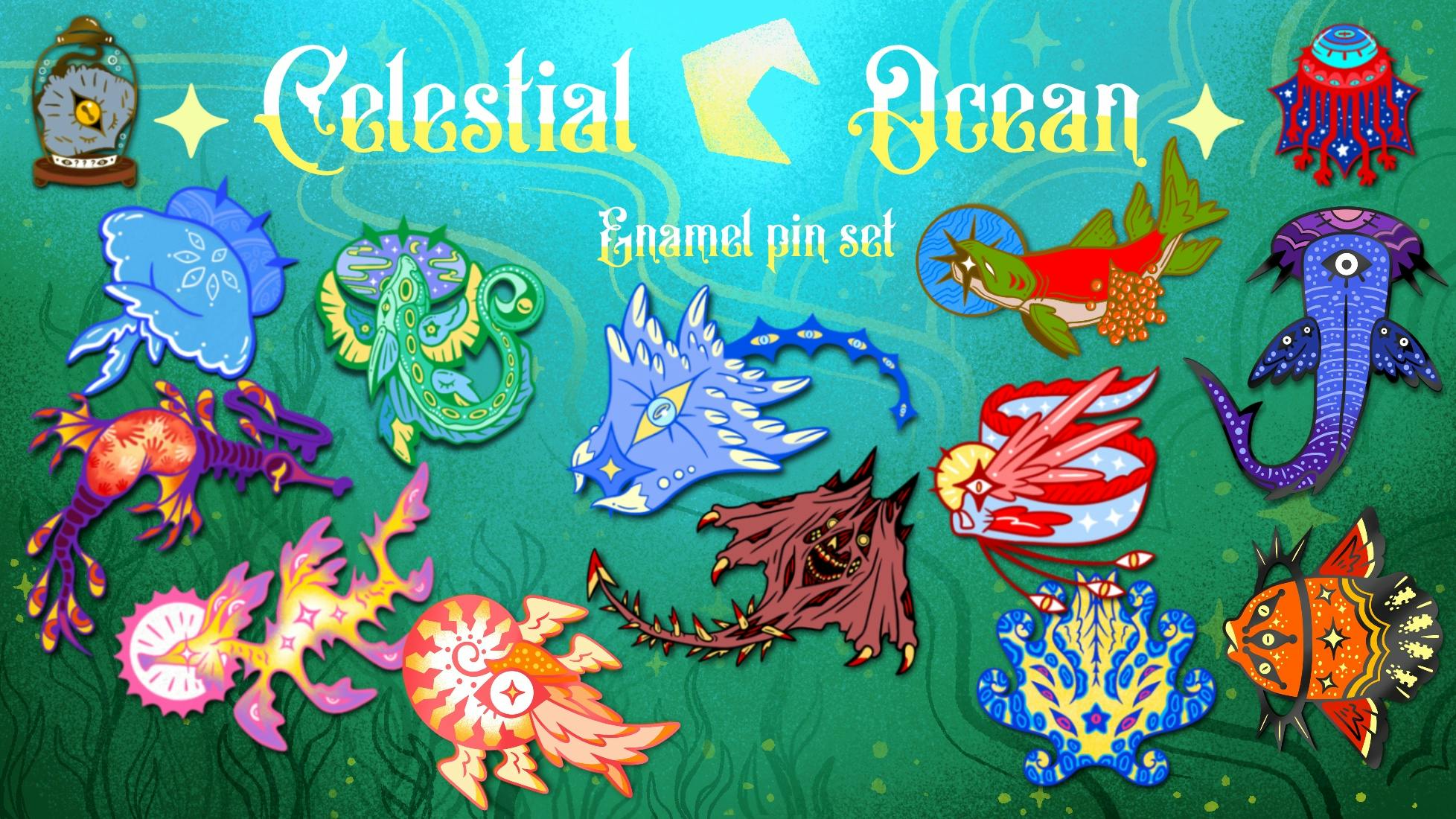 Celestial Ocean | An Original Sea Angel Pin Series Project Update: All ...