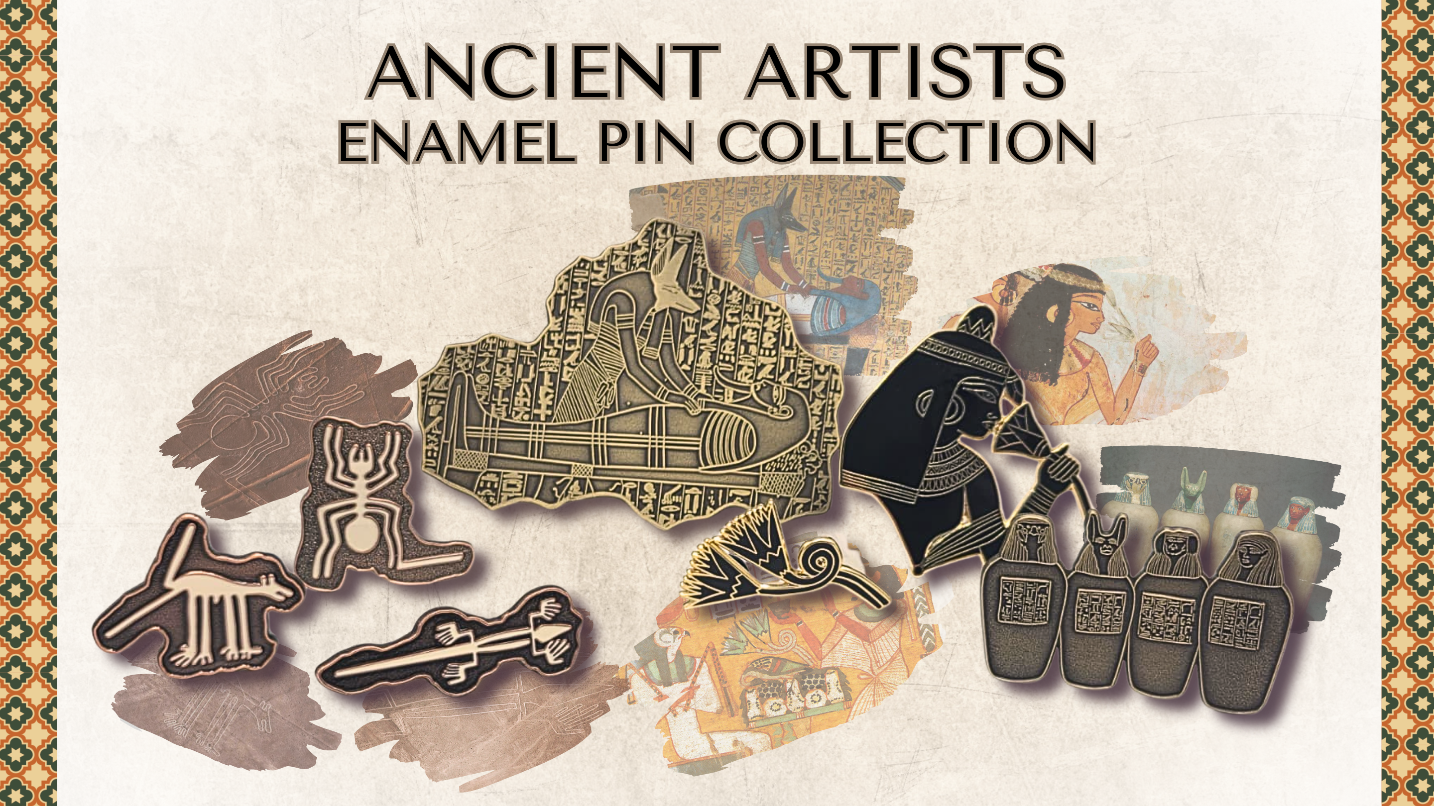 Ancient Artists Enamel Pin Project - BackerKit