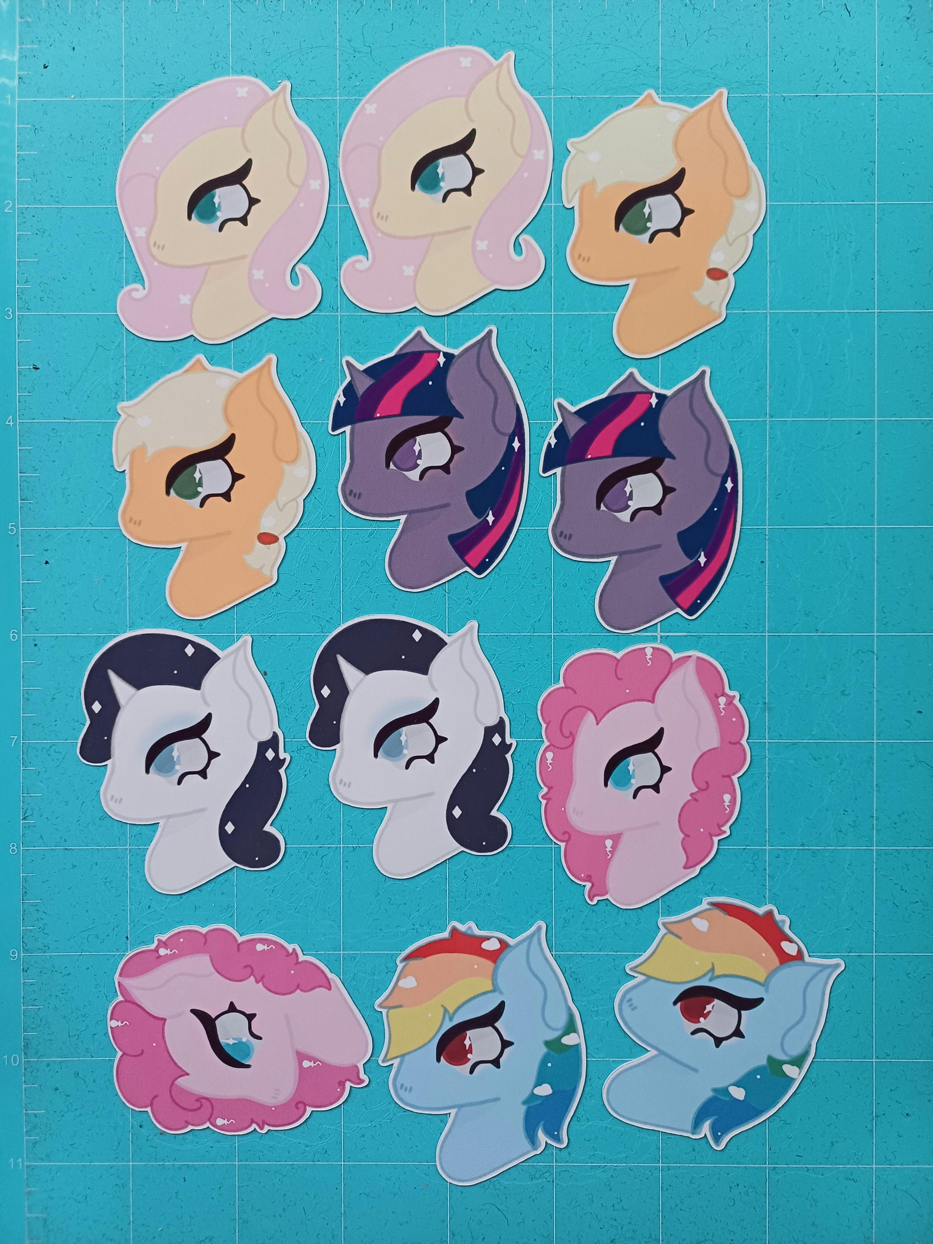 MLP(My Little Pony) Mane 6 Chibi Keyrings Project Update: ️Backer ...