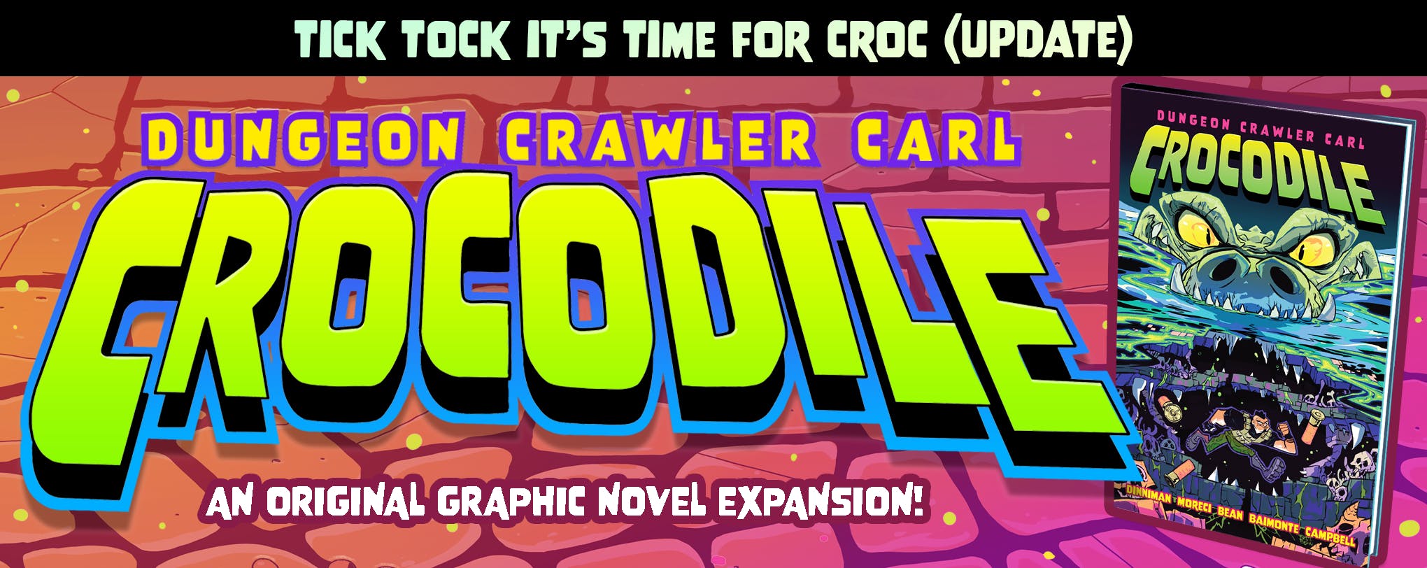 The Dungeon Crawler Carl: CROCODILE graphic novel Project Update: 🐊 ...
