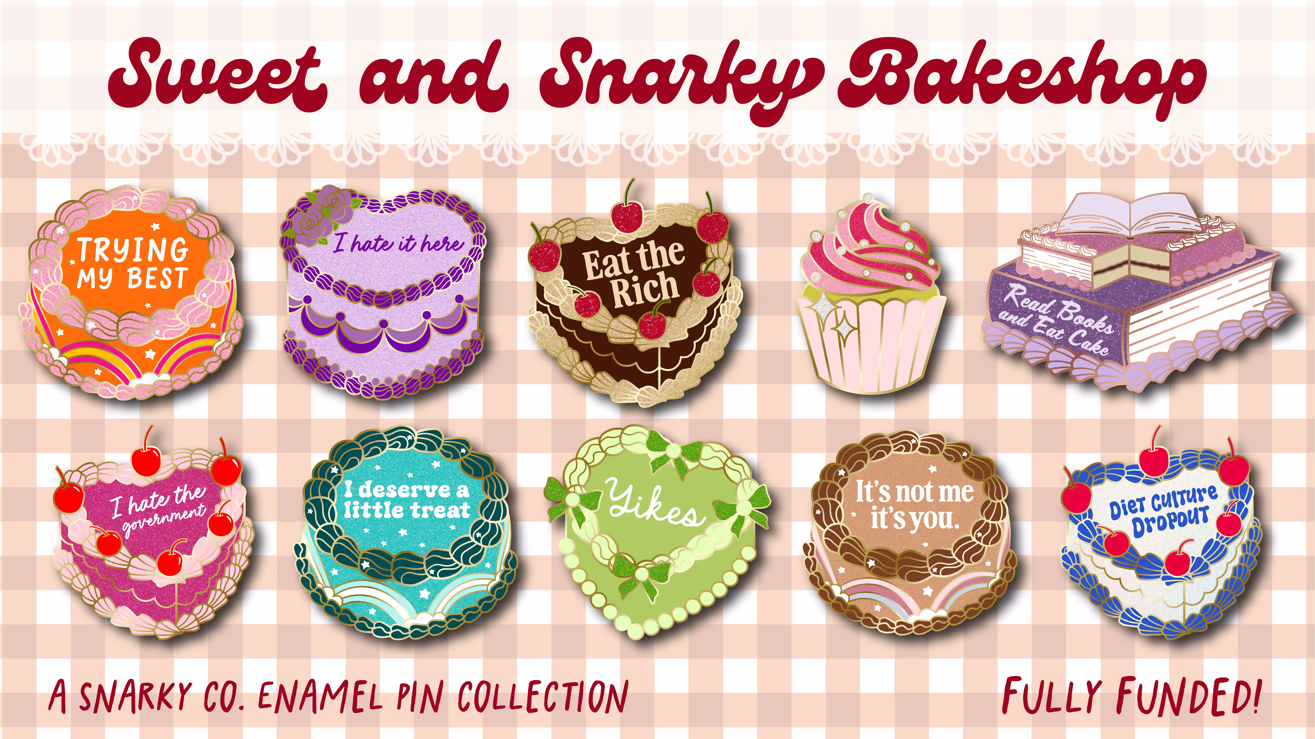 Snarky Co's Sweet & Snarky Bakeshop - BackerKit