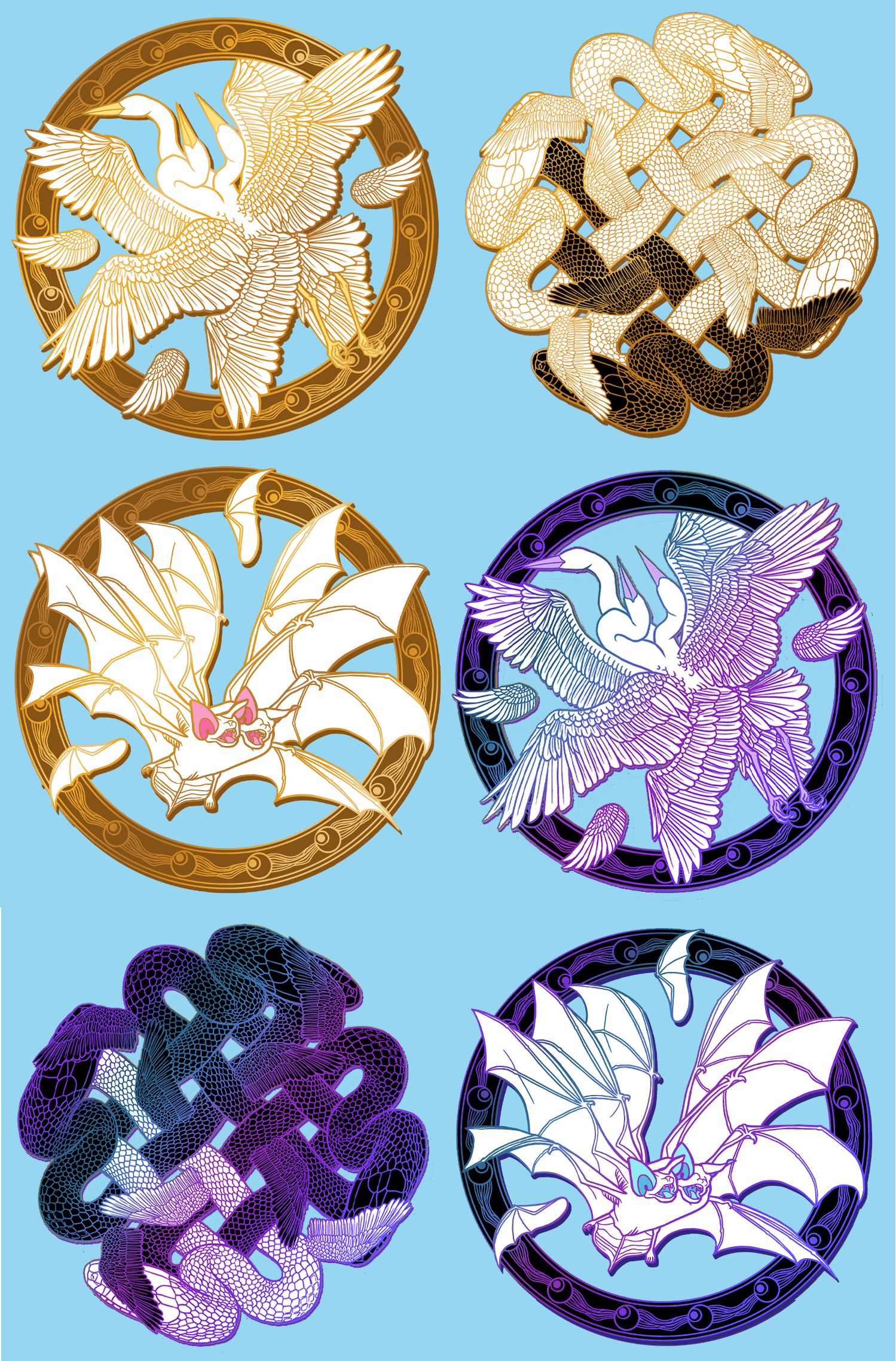 Celestial Beasts Enamel Pin Collection Project Update: Survey Answers ...