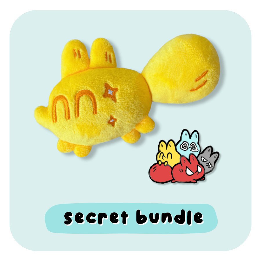 Secret Bundle! | Smol Feelings - Mood Plush Keychains by Anxiety Fox ...